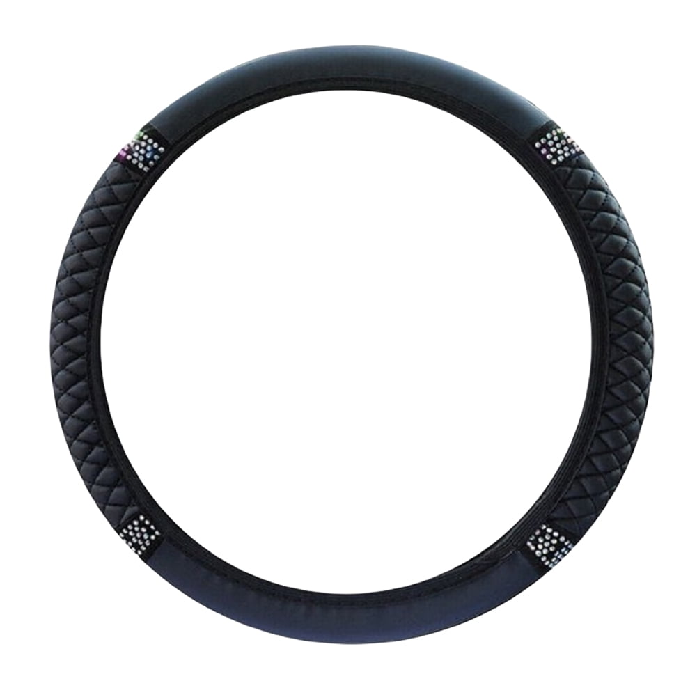 Anti-Slip Steering Wheel Case PU Leather Car Steering Wheel Styling ...