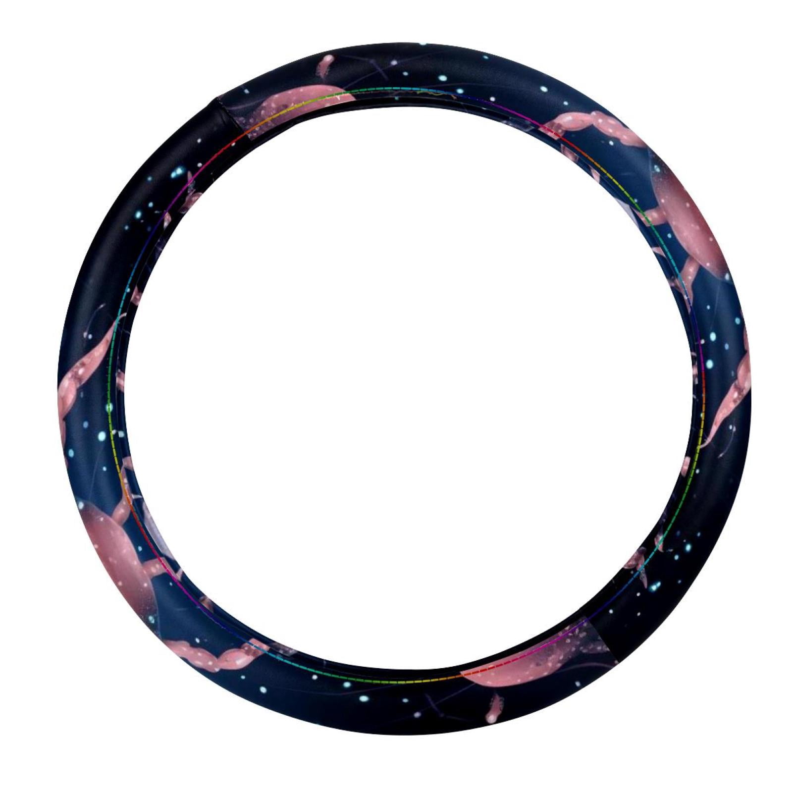 Anti-Slip Steering Wheel Cover, Cancer Zodiac Sign Pink Scorpions Power ...