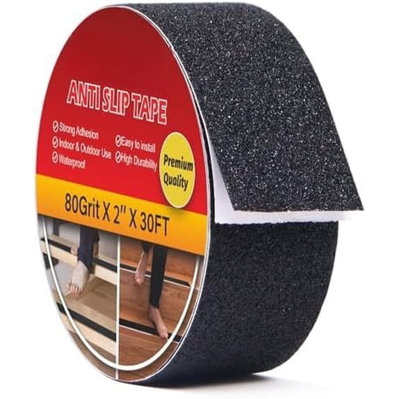 Anti Slip Tape (Black, 2IN X 30FT) - Walmart.com