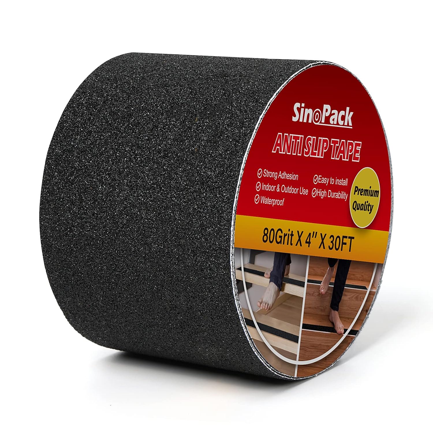 Anti Slip Tape Black 4Inch x 30FT Non Skid Tape, Best Strips High ...