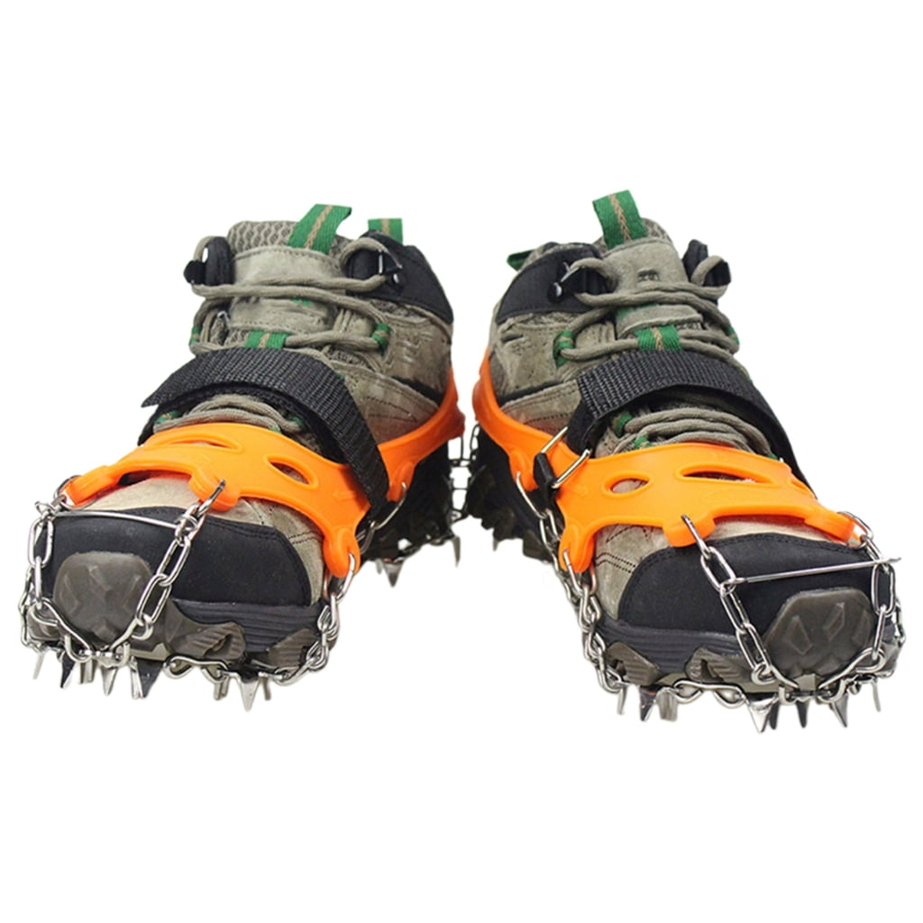 Anti Slip Traction Cleats for Ice and Snow Steel Ice Spikes Ice Cleats ...
