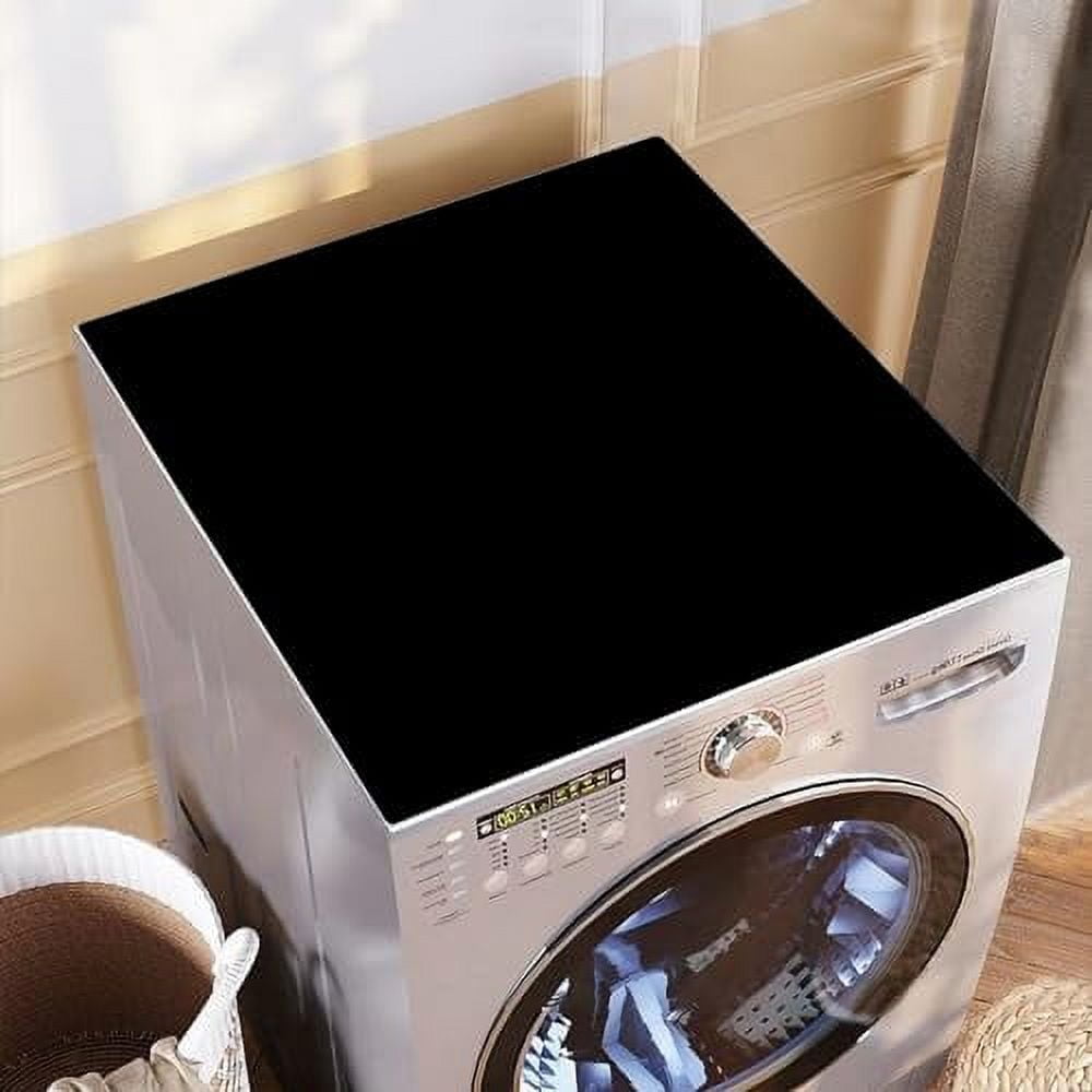 "Anti-Slip Washer/Dryer Top Mat, 27"" x 31.5"", Black Dust-Proof ...