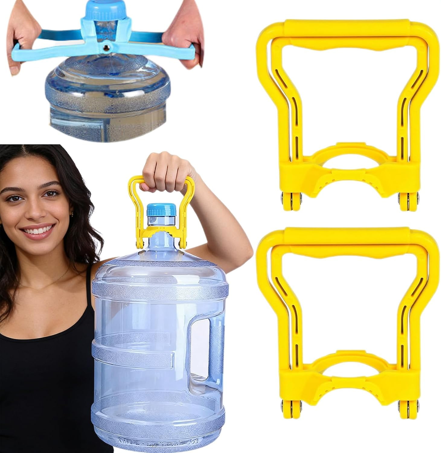 Anti-Slip Water Lifter, Ergonomic Water Jug Carrier, Plastic 5 Gallon ...