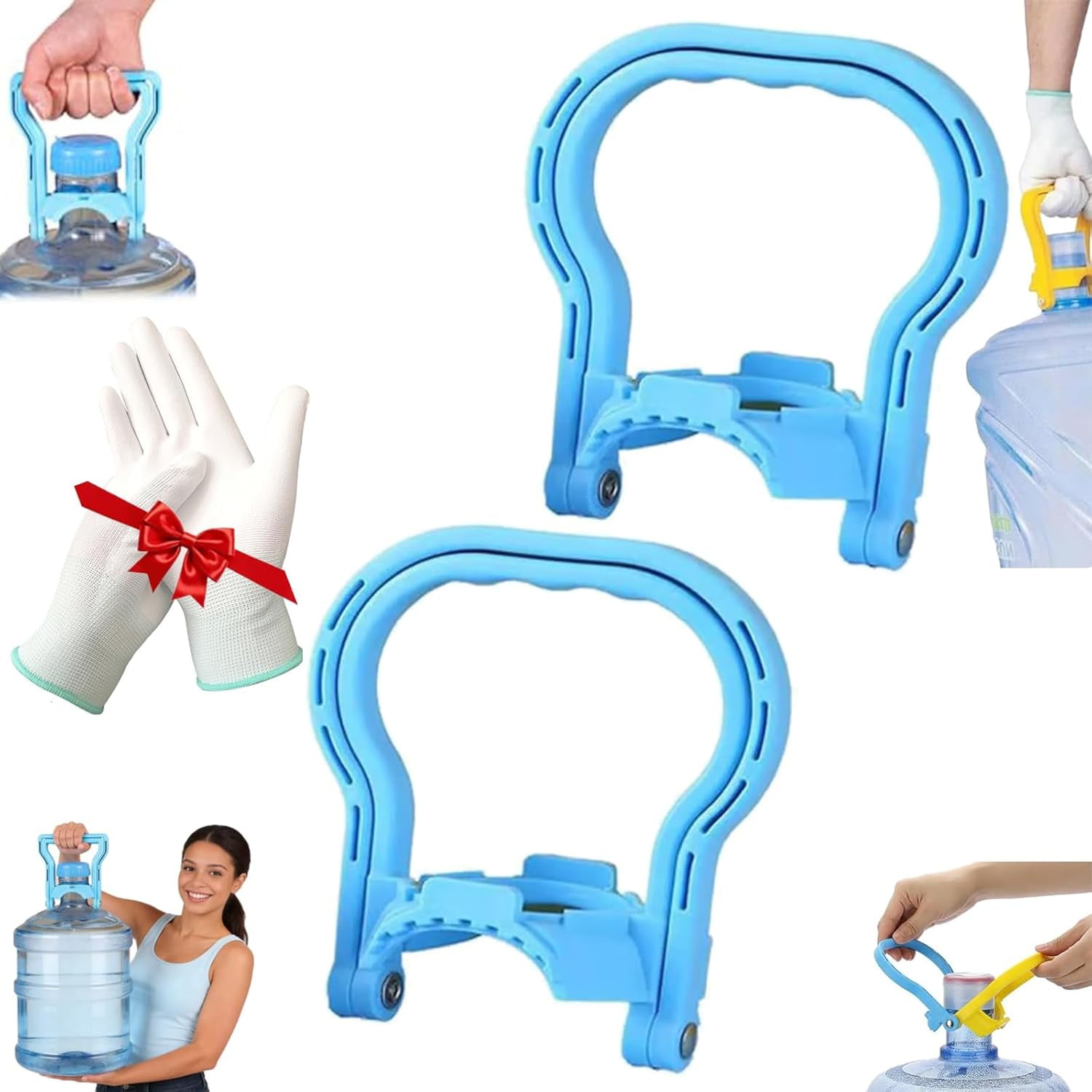 Anti Slip Water Lifter, Water Bottle Carrier Widen Ergonomic 5 Gallon ...