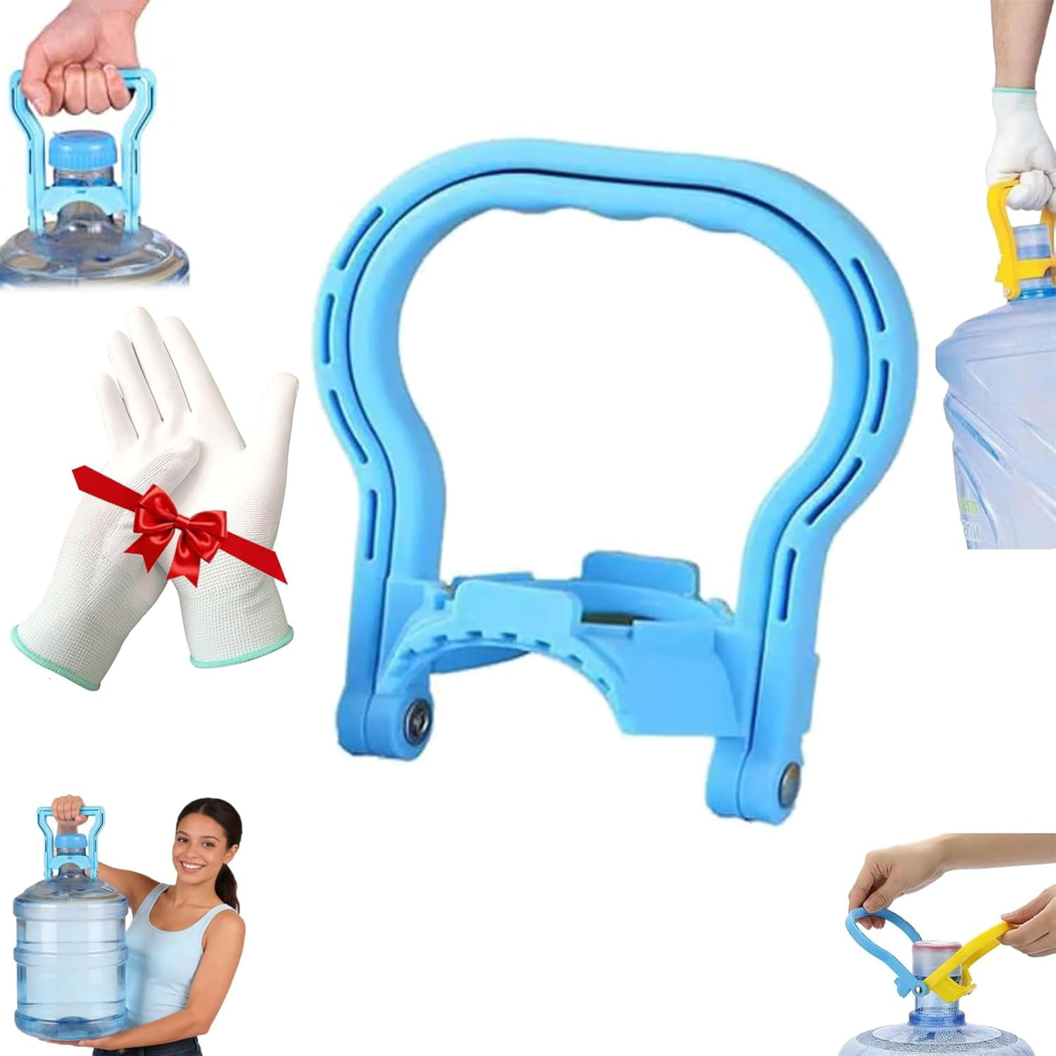 Anti Slip Water Lifter, Water Bottle Carrier Widen Ergonomic 5 Gallon ...