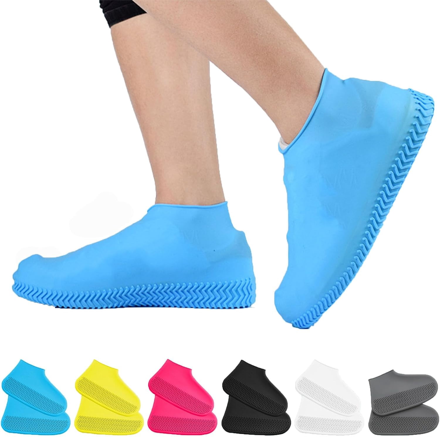 Anti-Slip Waterproof Shoe Covers,Water Resistant Overshoes ,Silicone ...