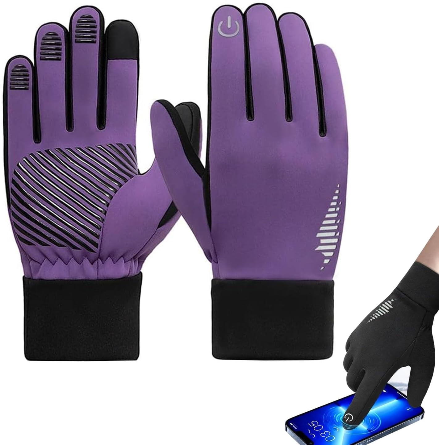 Anti-Slip Waterproof Thermal Winter Gloves,Touchscreen Winter Gloves ...