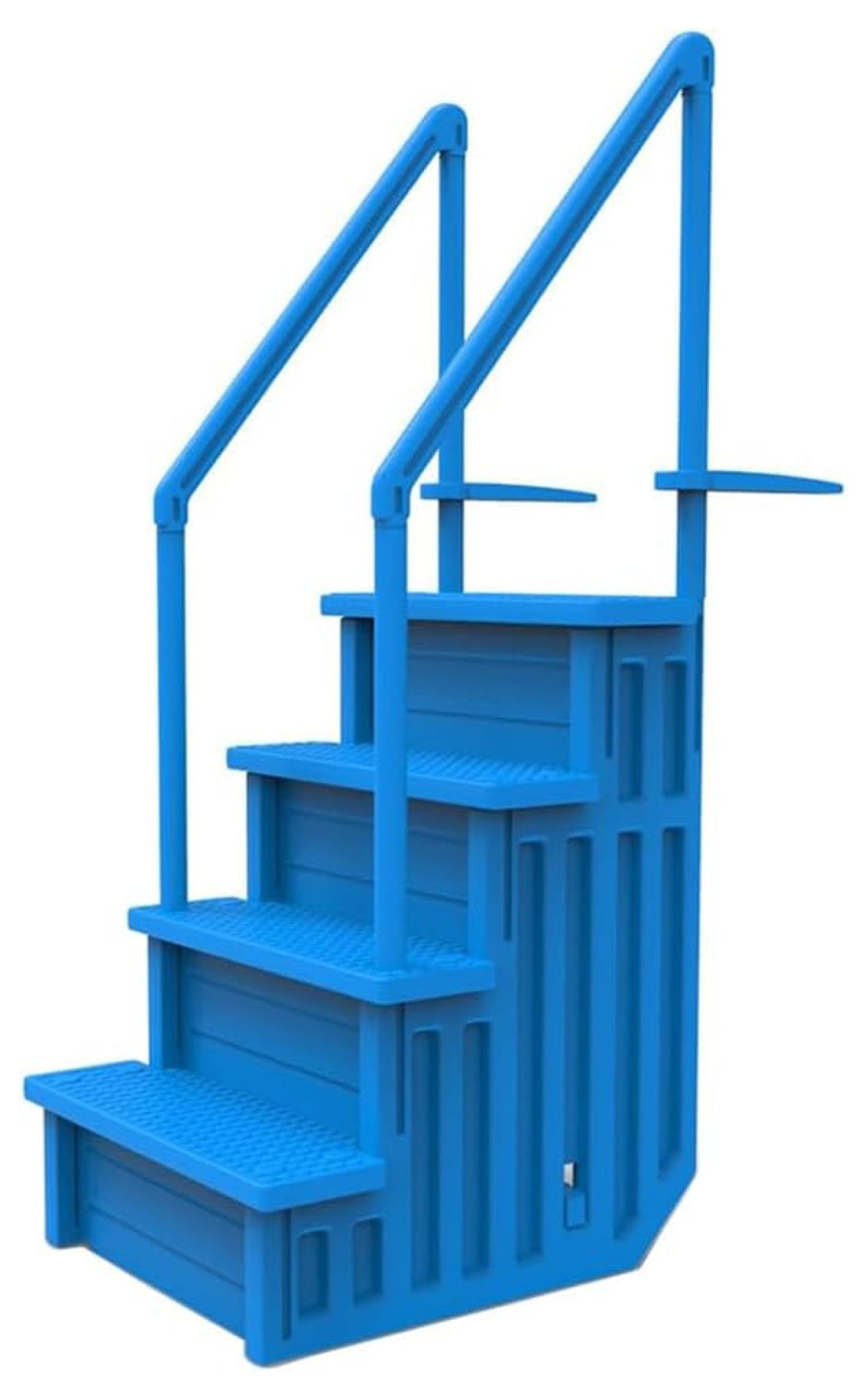 Anti-Slip in-Pool Steps | Blue | for Above Ground Swimming Pools | Can ...