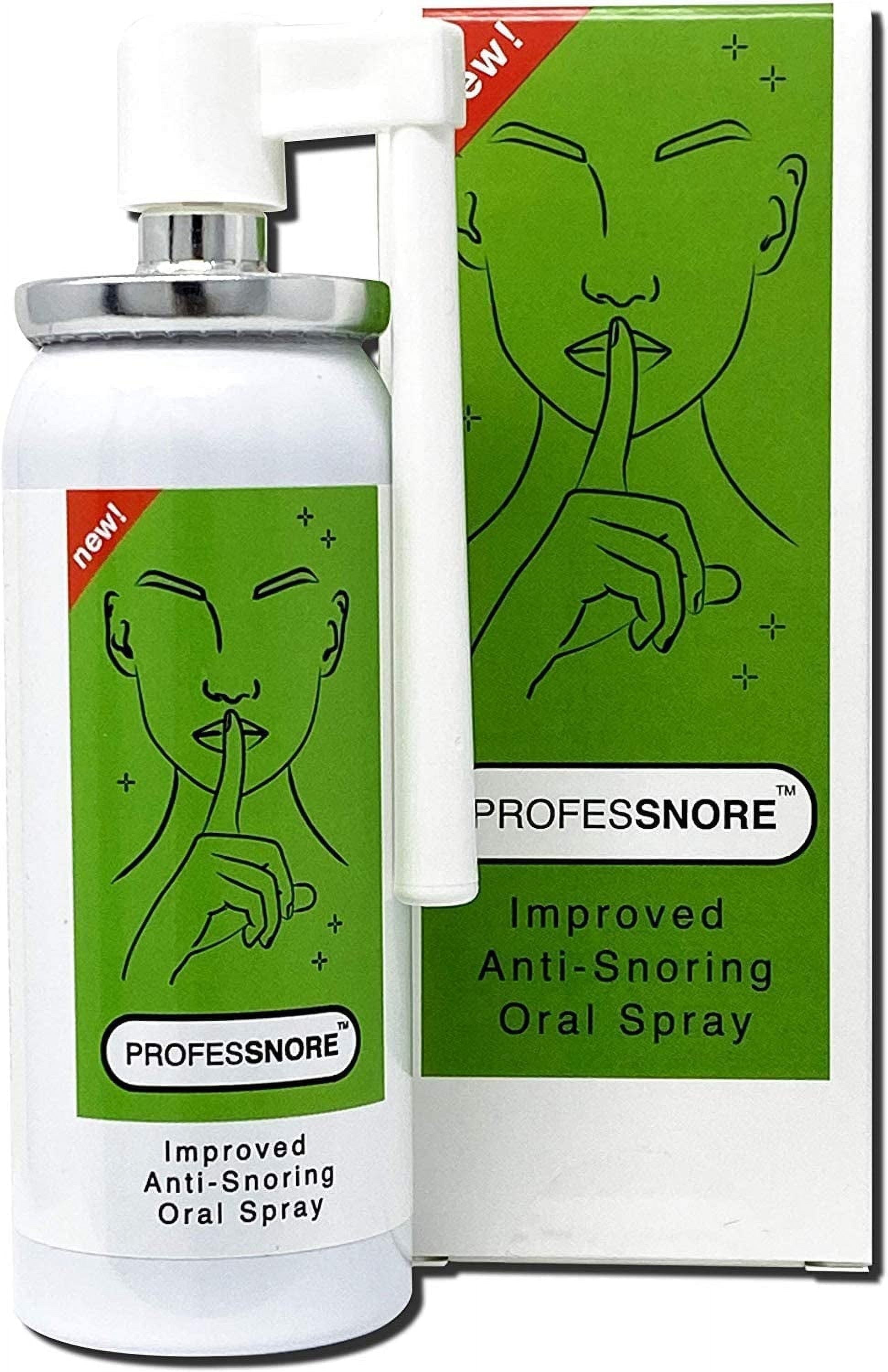 Professnore Anti-Snore Aid Throat Spray, Snoring Relief, 1.69 fl oz ...