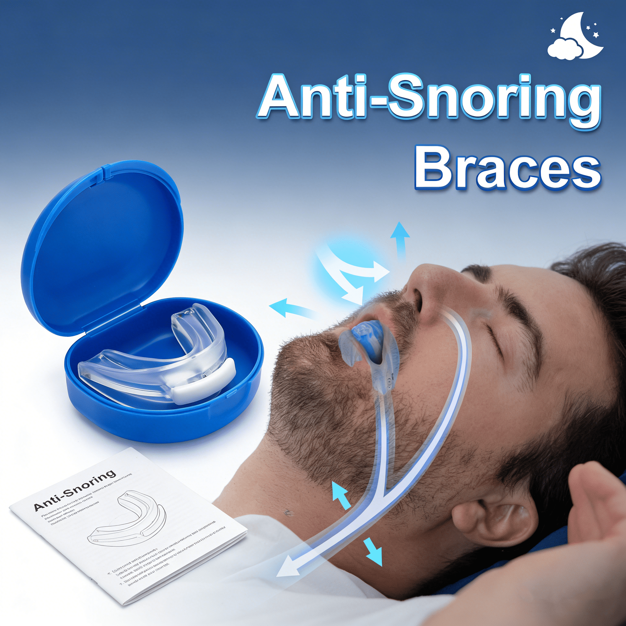Anti-Snoring Mouth Guard & Mouthpiece - Adjustable, Customizable ...