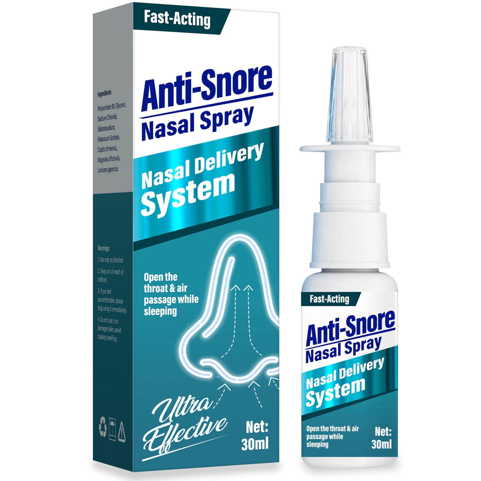 Anti Snoring Spray,Anti Snoring Devices,Quick Stop Snoring for Better ...