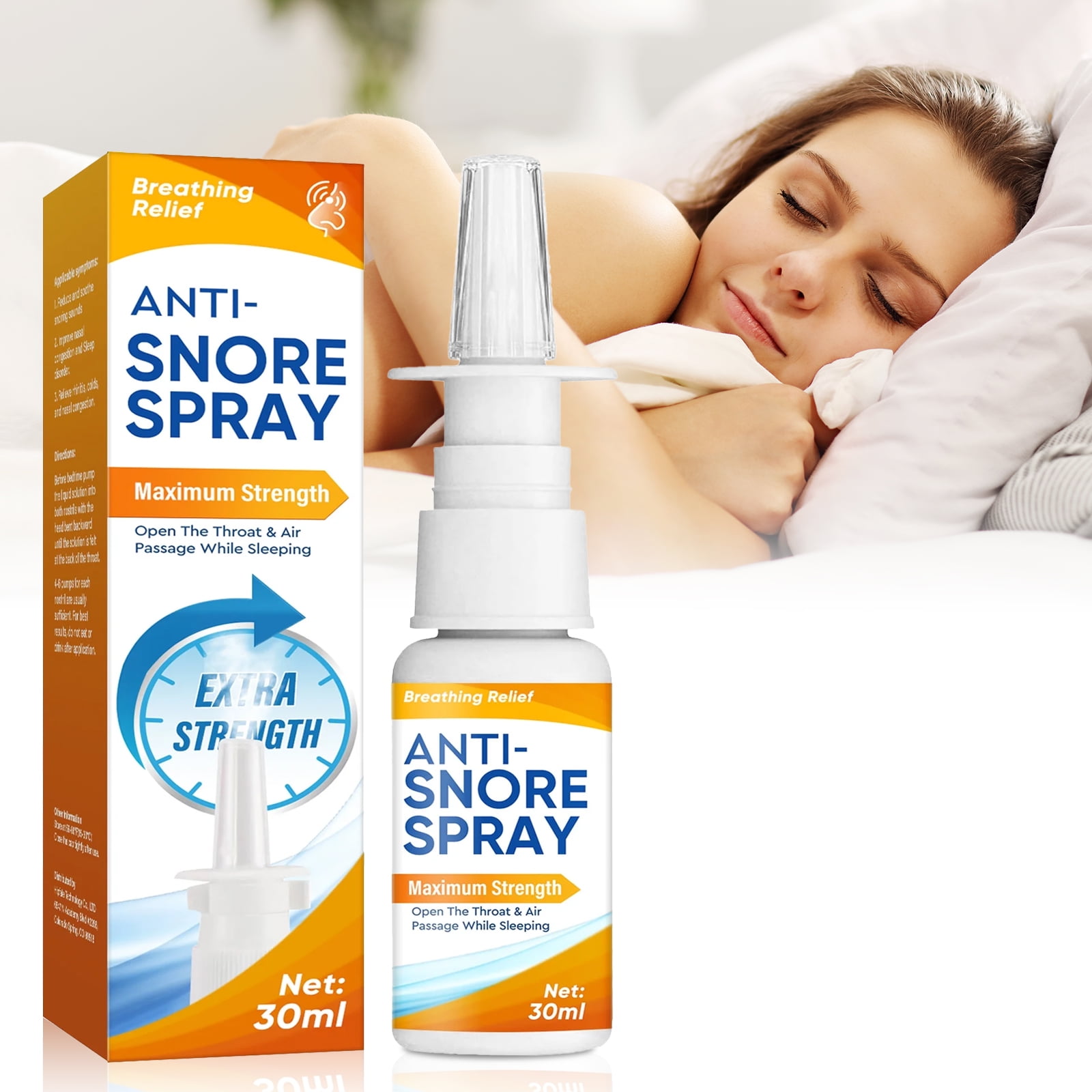 Natural Herbal Anti Snoring Spray, Sleep Aid, Snore Reduction ...