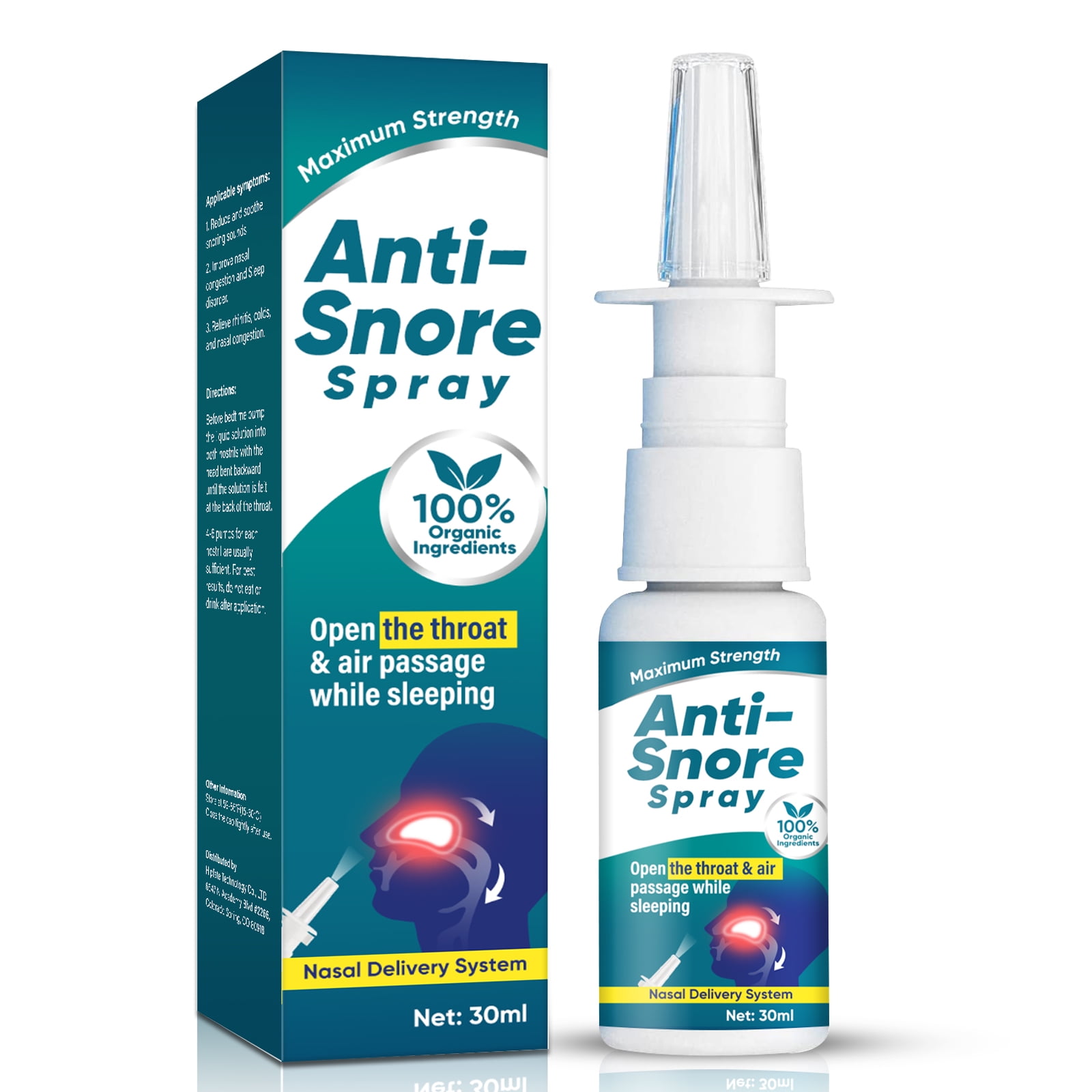 Anti Snoring Spray - Snoring Relief for Better Sleep, Anti Snoring ...