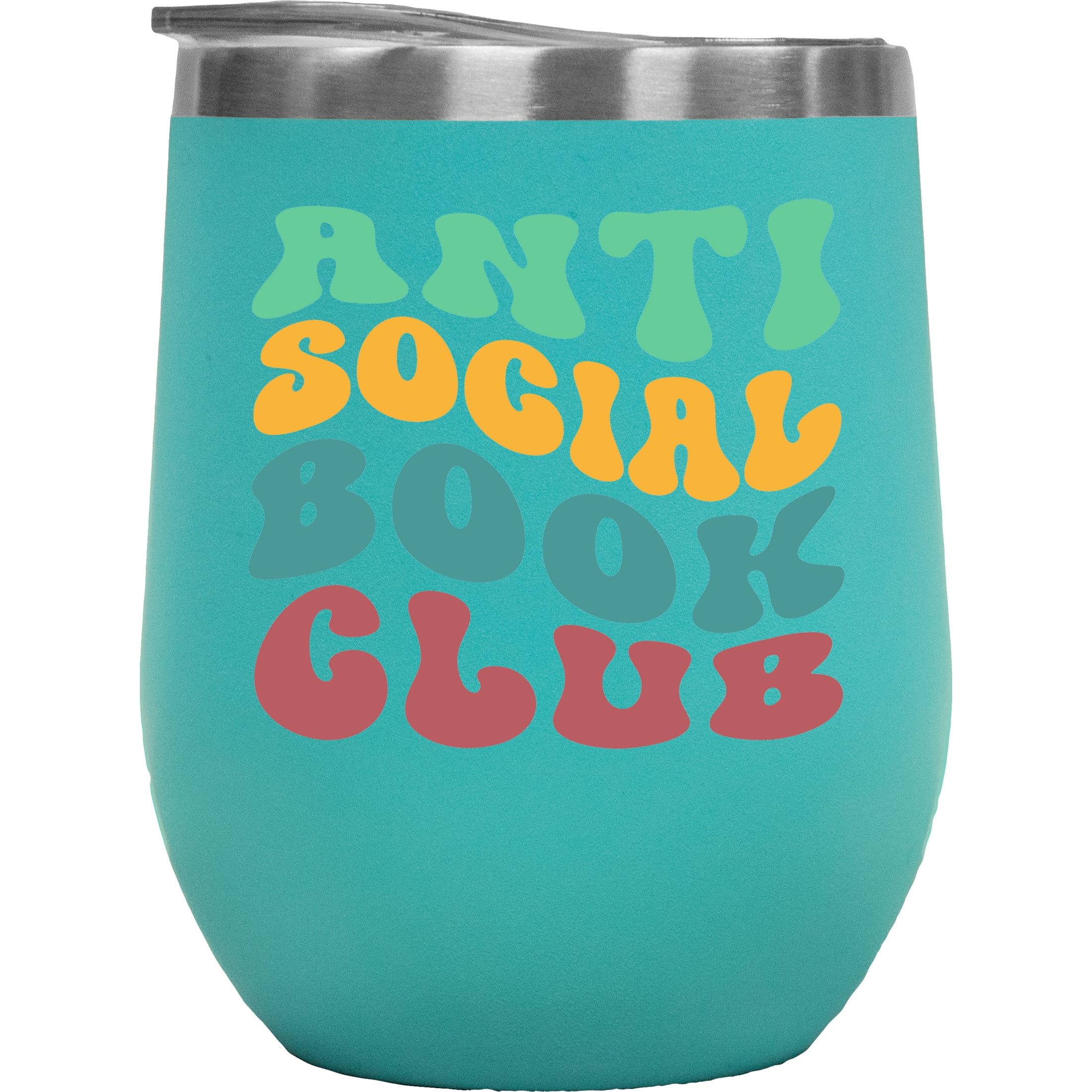 Anti Social Book Club, Introvert Reading Enthusiasts Themed, Groovy ...