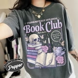 Anti Social Book Club Shirt Romance Reader Tshirt Anti Social Reader ...