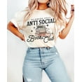 Anti-Social Book Club T-Shirt - Bookish Shirt for Introverts, Readers ...