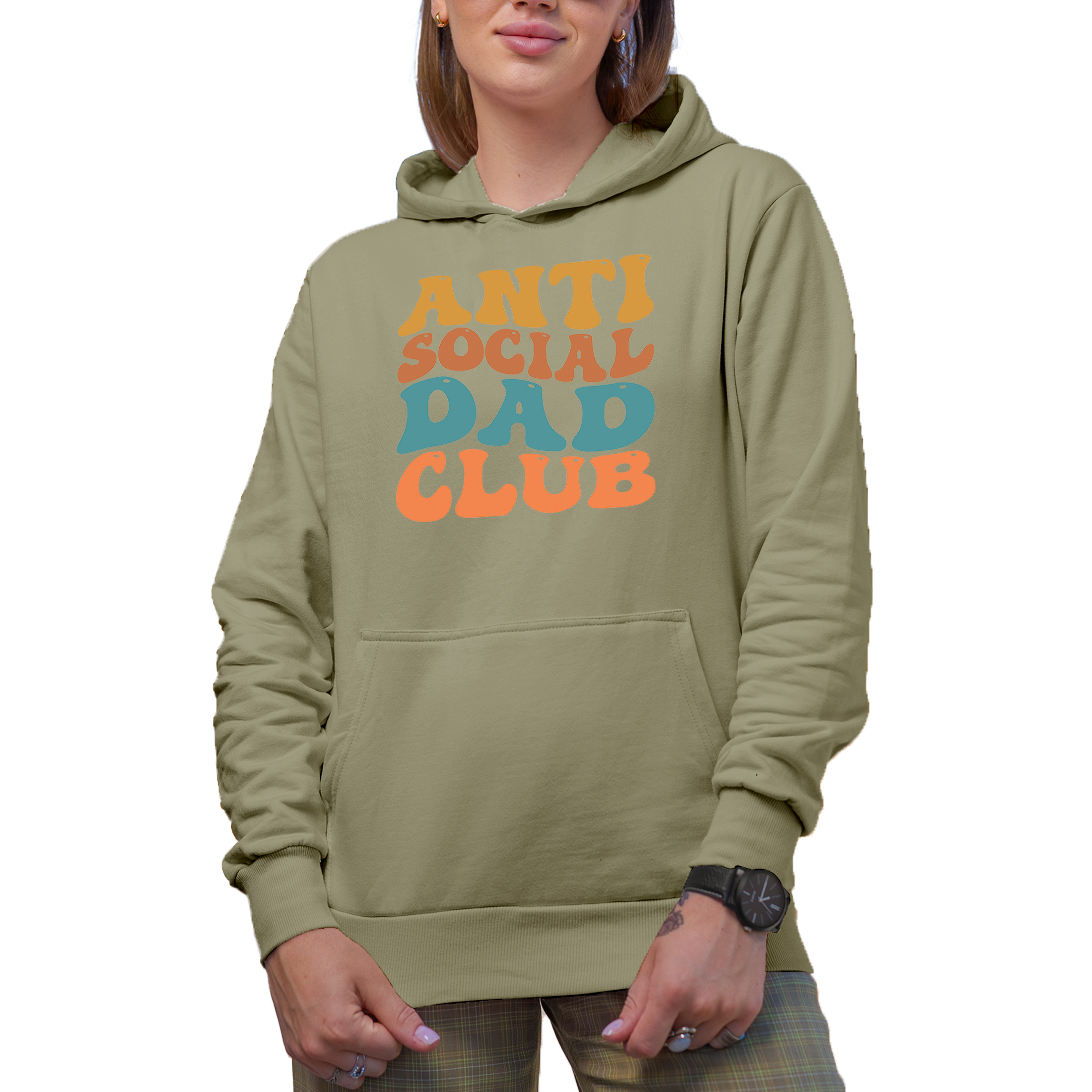 Anti Social Dad Club, Funny Group Name for Introvert Dads, Groovy Retro ...