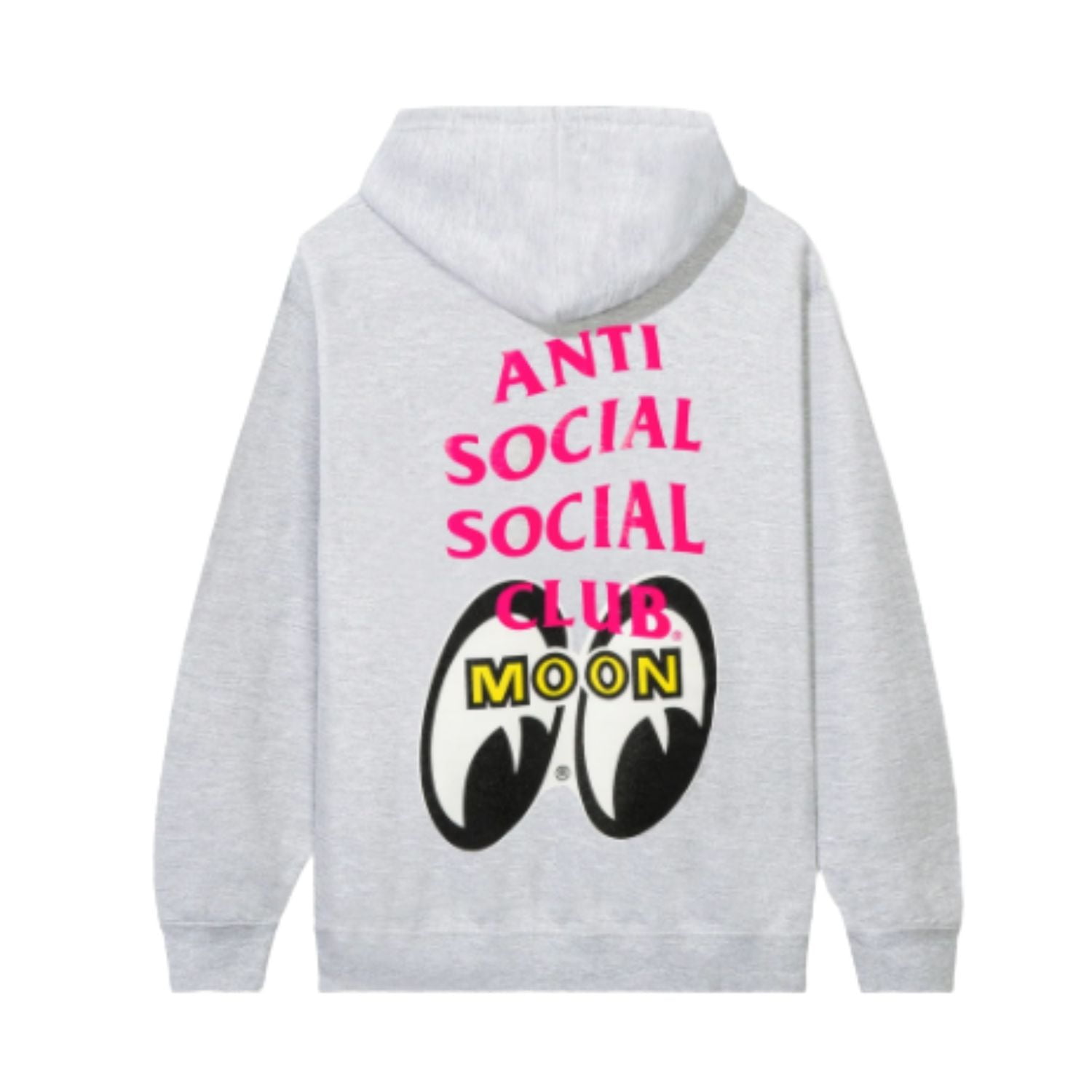 Anti Social Social Club X Mooneyes Stacked Hoodie Heather Grey ...