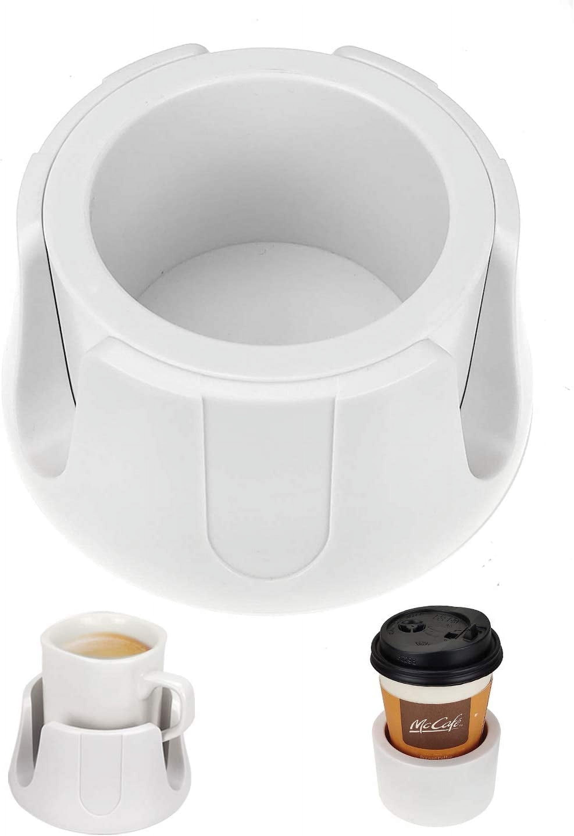 Anti-Spill Cup Holder, Drink Coaster with Anti-Slip Mat Fits Drink for ...