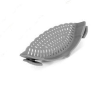 Anti-Spill Pouring Shield & Strainer, Kitchen Clip-On Drain Board for ...