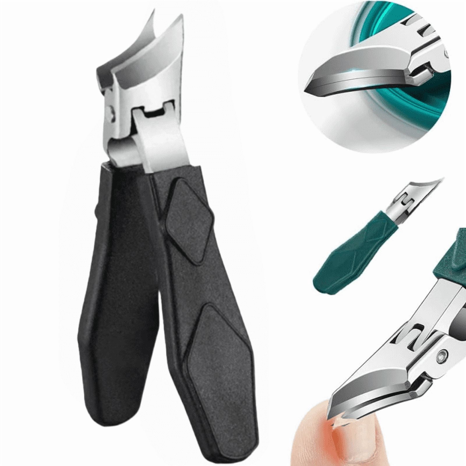 Anti-Splash 25° Slant Edge Nail Clipper, Wide Jaw 2026 New Ingrown Nail ...