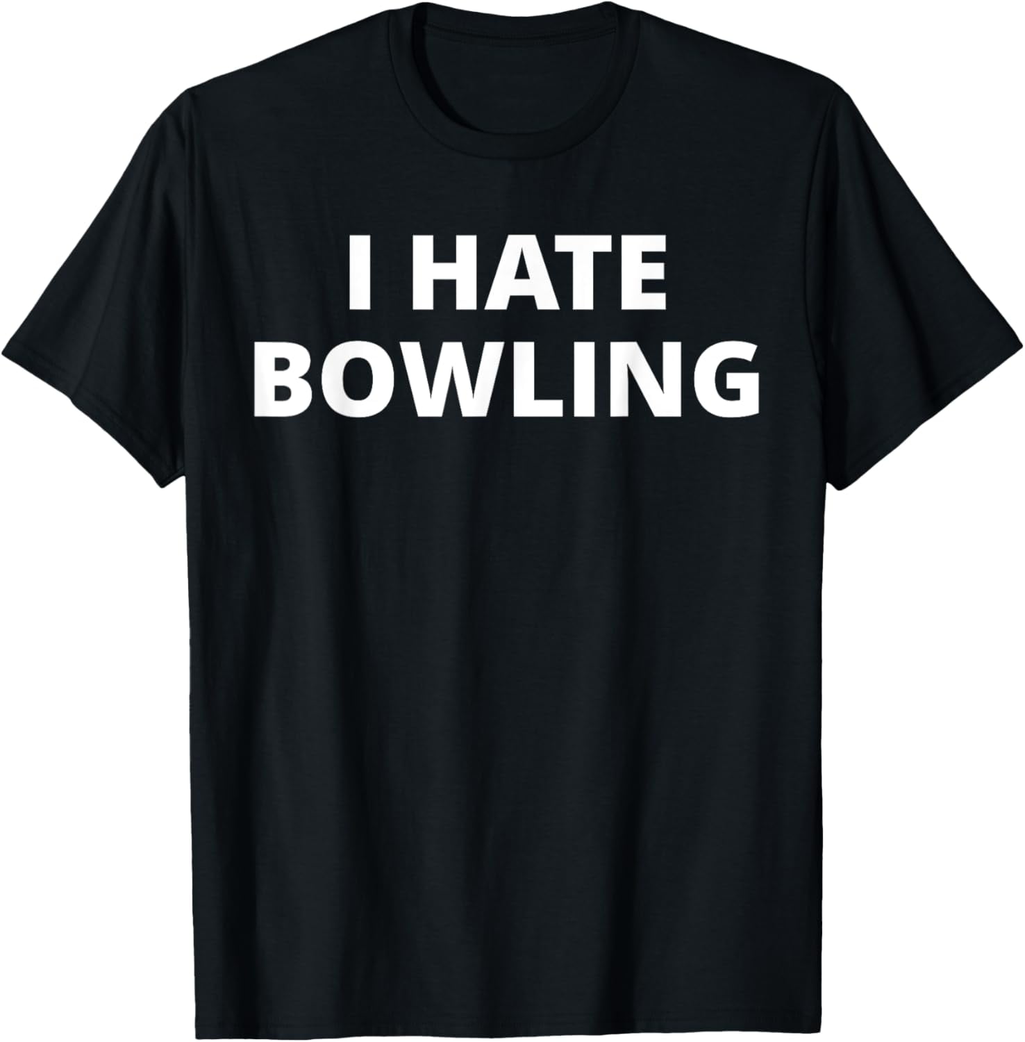 Anti Sport DesignsI Hate Bowling T-Shirt - Walmart.com