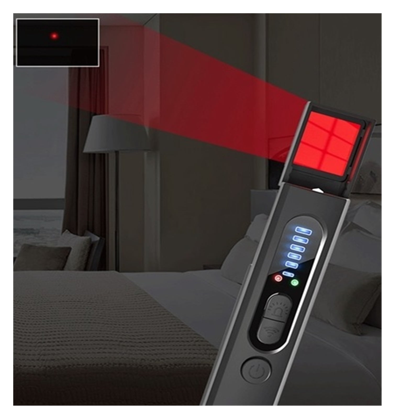 Anti-Spy GPS Tracker Listening Camera Detector Device Bug Wireless ...