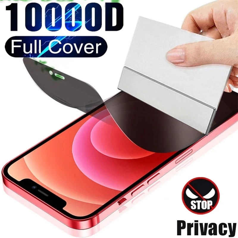 Anti-Spy Hydrogel Film For iPhone 14 13 12 11 15 Pro Max Mini Privacy ...