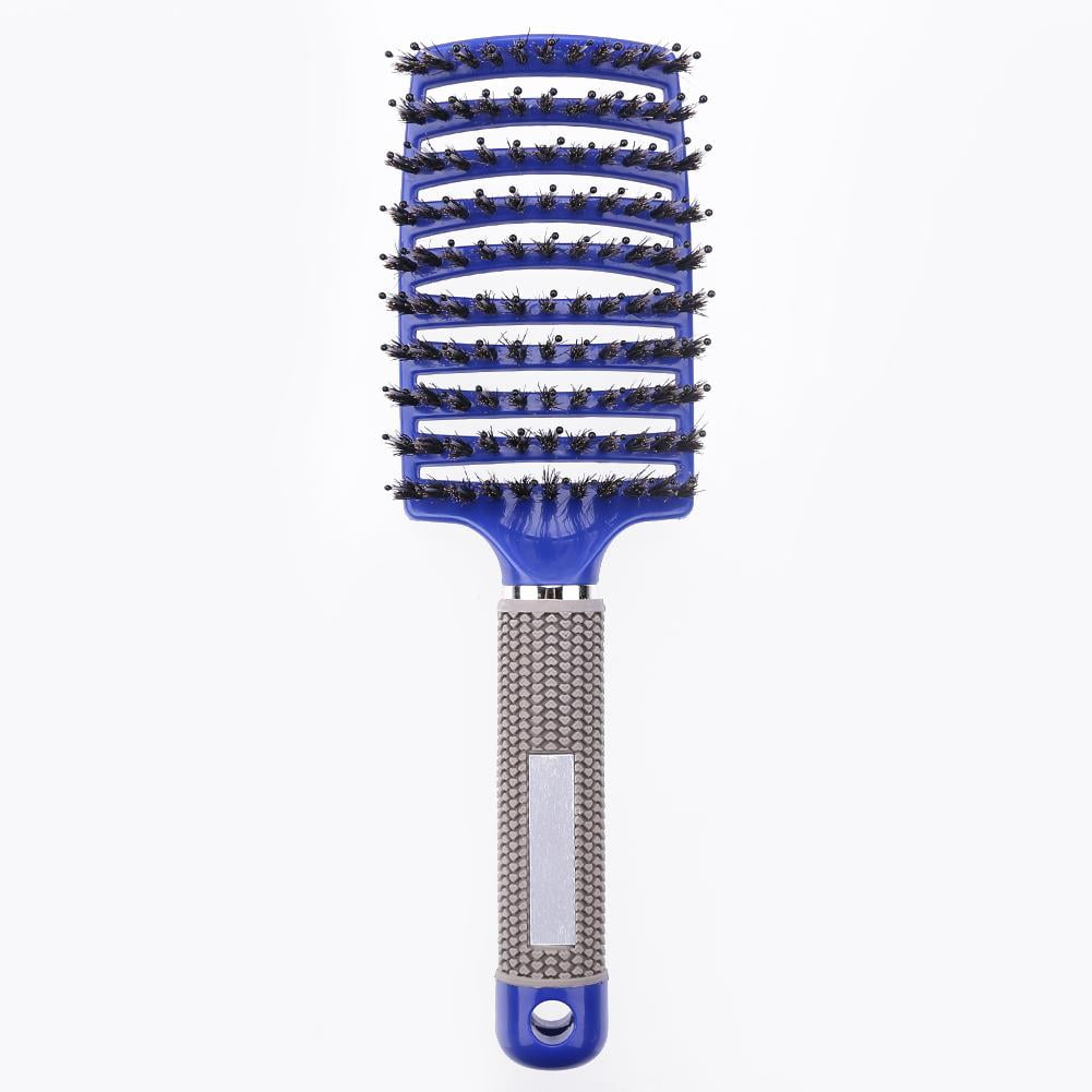 Anti Static Brush Anti-Hair Loss Gentle Straighten for Hair Style (Blue ...