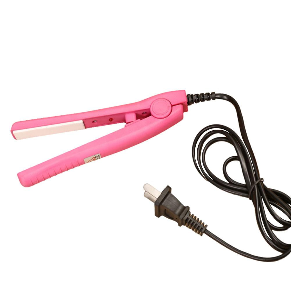 Anti-Static Curling Iron USB Hair Straightener Portable Electric Splint ...