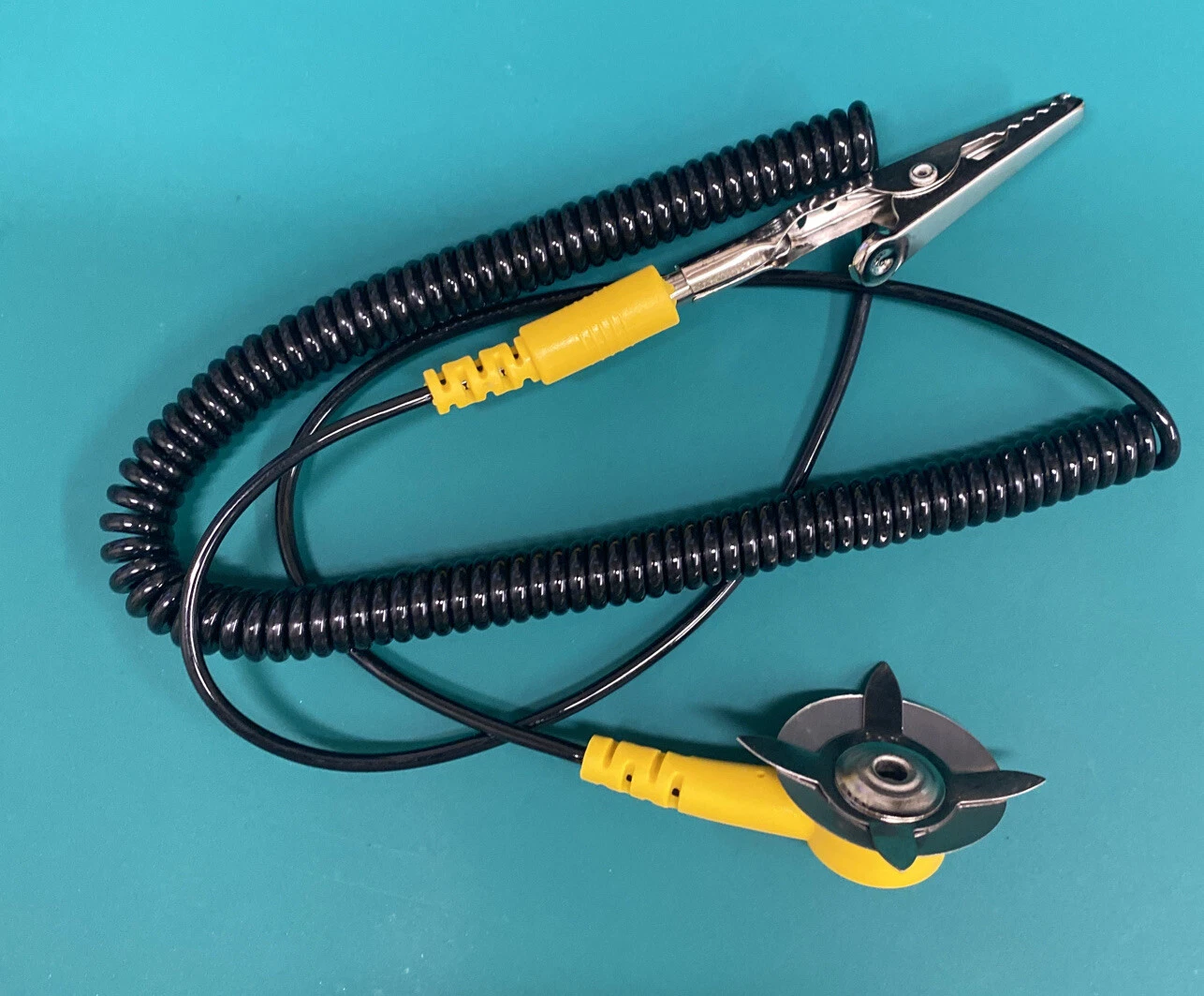 Anti-Static Esd Grounding Cable Kit, Cord, Alligator Clip, Snap, Claw ...
