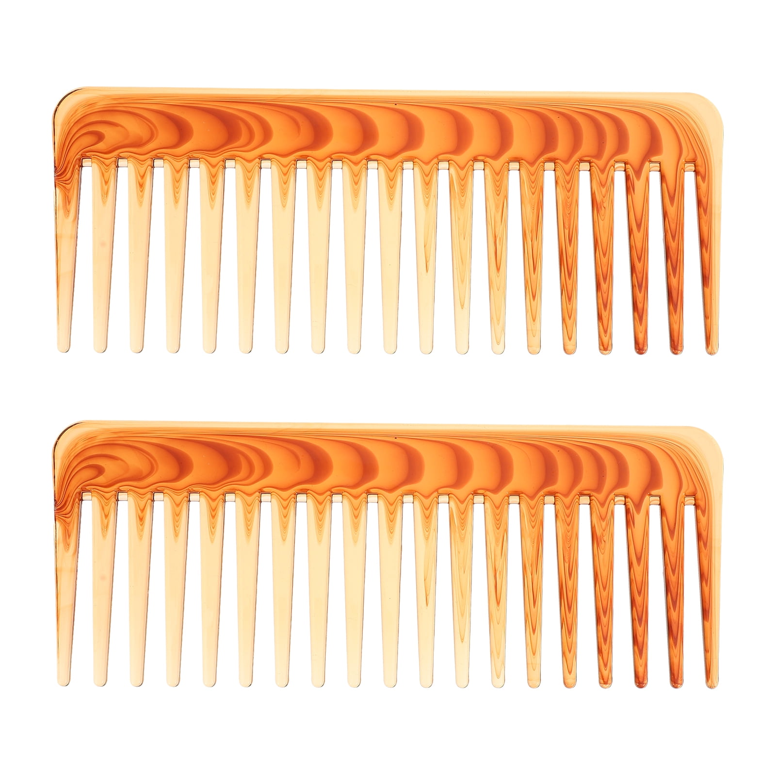 Anti Static Hair Comb 2 Pcs Wide Tooth Portable Big Back Combs Scalp ...