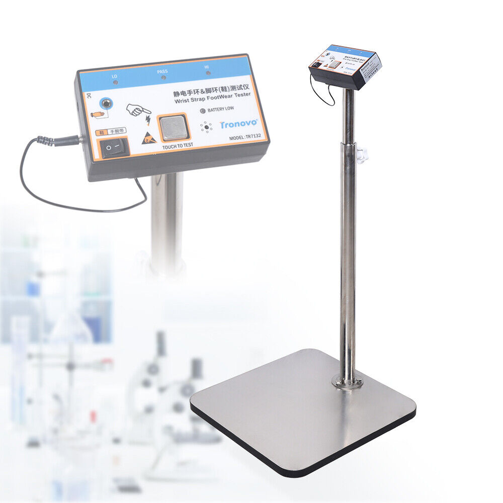 Anti-Static Human Body Static Detector Tester Wrist Strap Tester Two ...