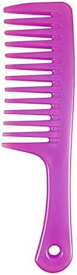 Anti-Static Large Wide Tooth Comb Hairdressing Comb Women Hanging Hole ...