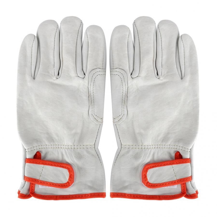 Anti-Static Leather Welding Gloves Anti Wear Heat Safety Gloves Leather ...