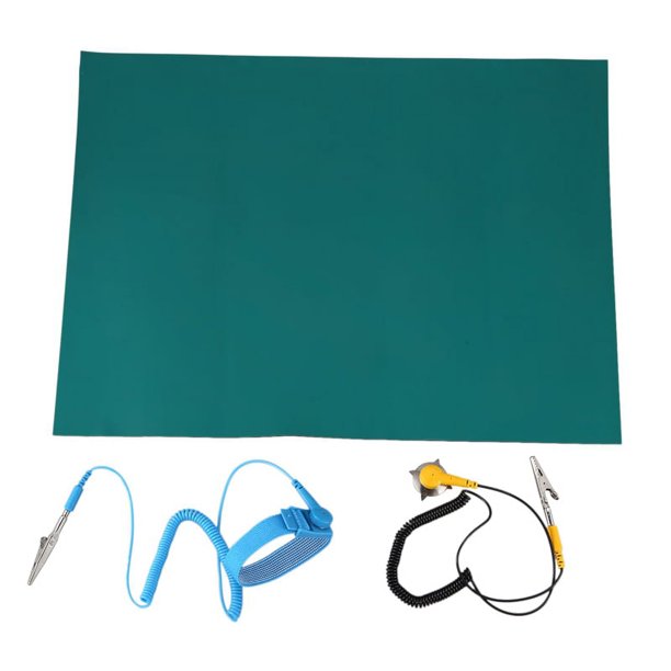 Anti-Static Mat Phone Repair Soldering Pad with Ground Wire ESD Wrist ...