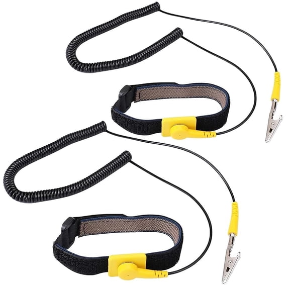 Anti Static Wrist Strap, 11" Anti Static Wristband Grounding Bracelet ...