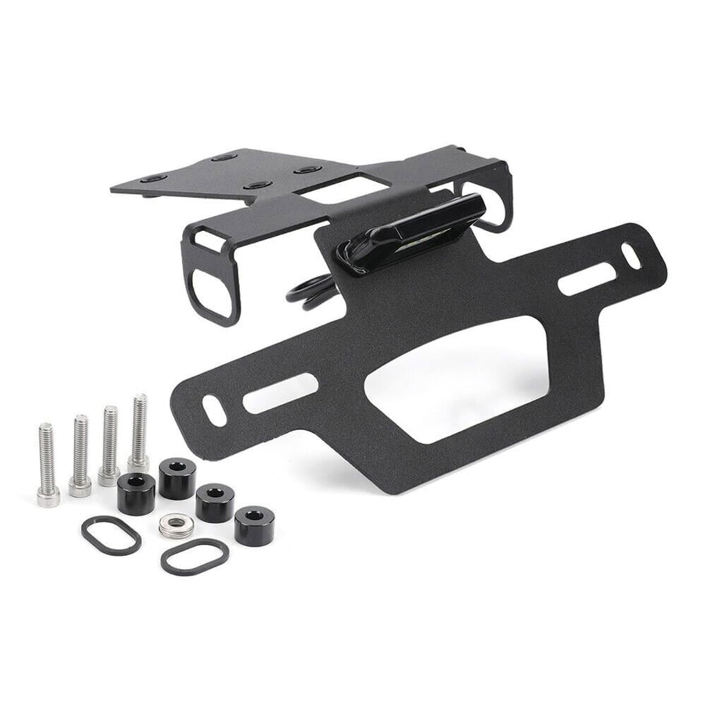Anti Steel License Plate RackHolder With White LED Light 12V 1W Output ...