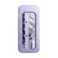 Anti Strain Geometry And Ruler Set, High Contrast 8 Piece Math Drawing ...