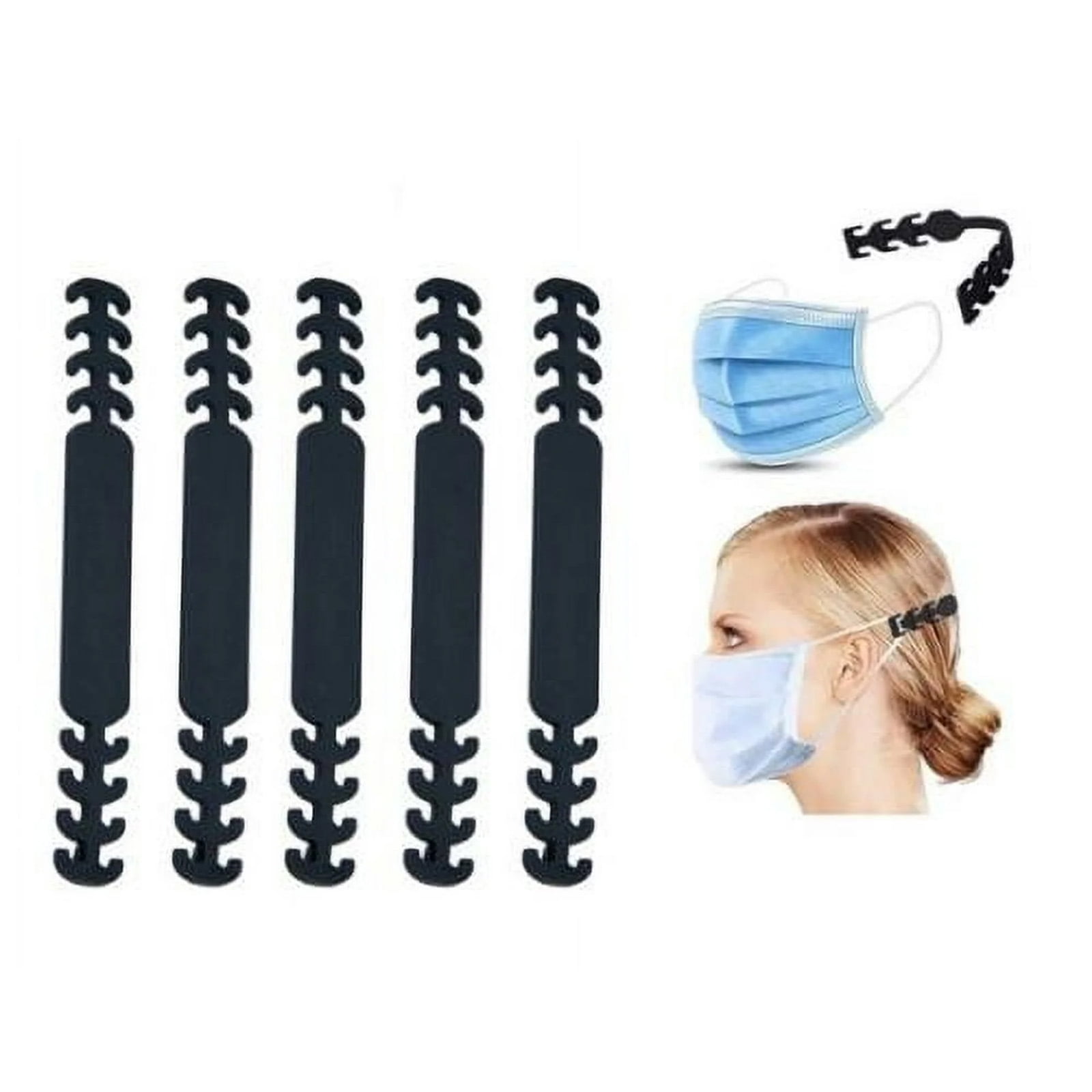 Anti Strangulation Mask Hook Ear Guard Rope Adjustment S-Shaped Buckle ...