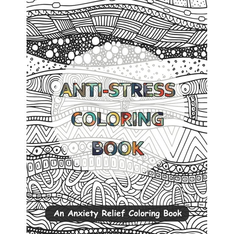 anxiety relief coloring book