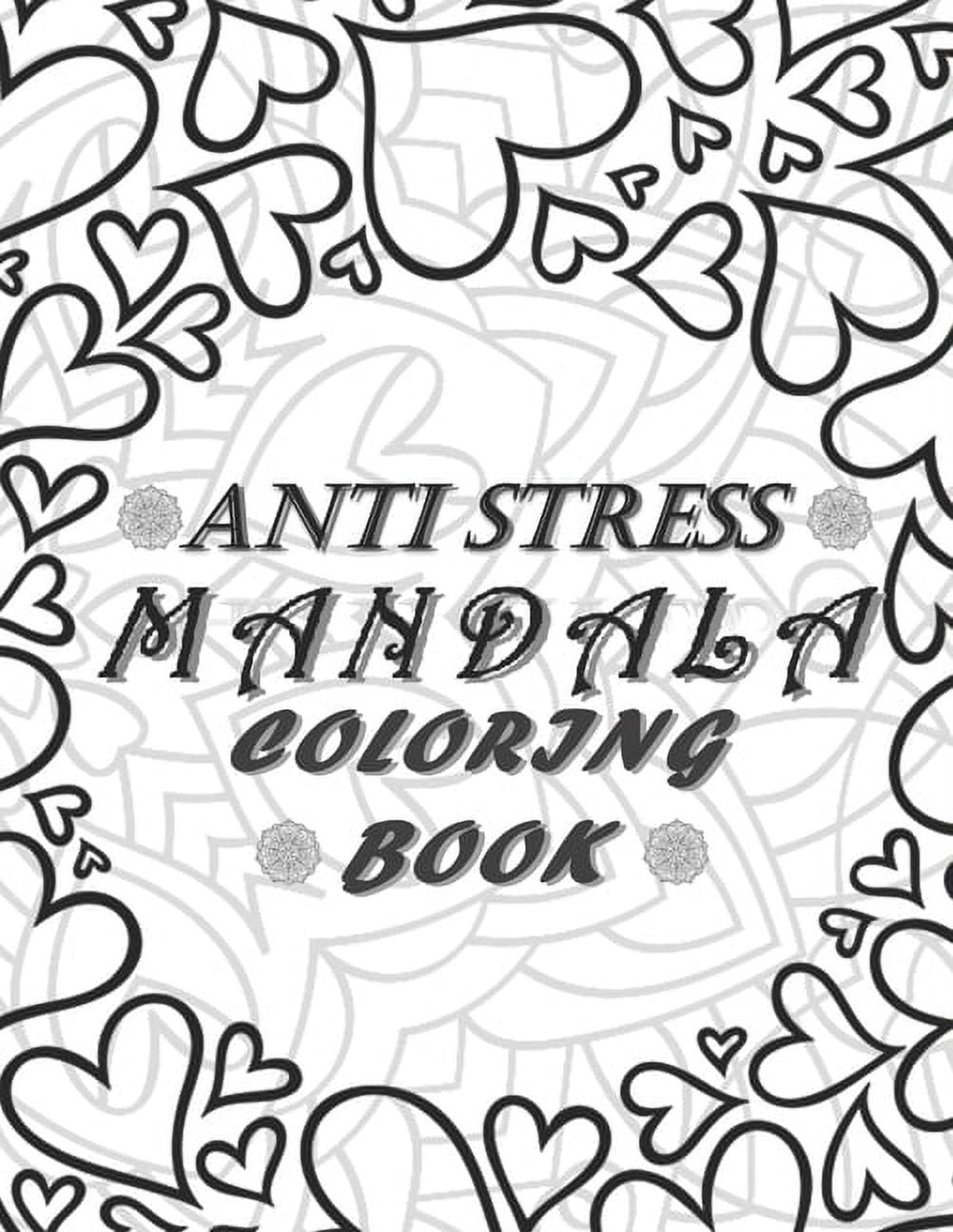 Anti Stress MANDALA Coloring Book (Paperback) - Walmart.com