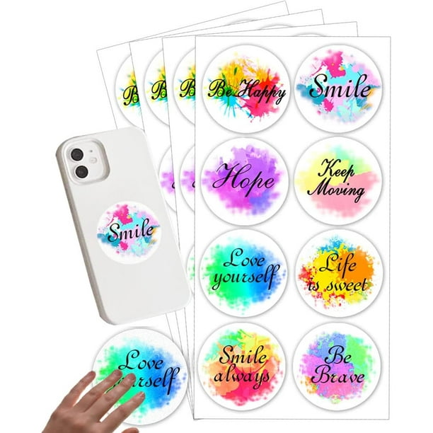 Anti Stress Stickers Inspirational Mood Calming Label Sensory Sticker ...