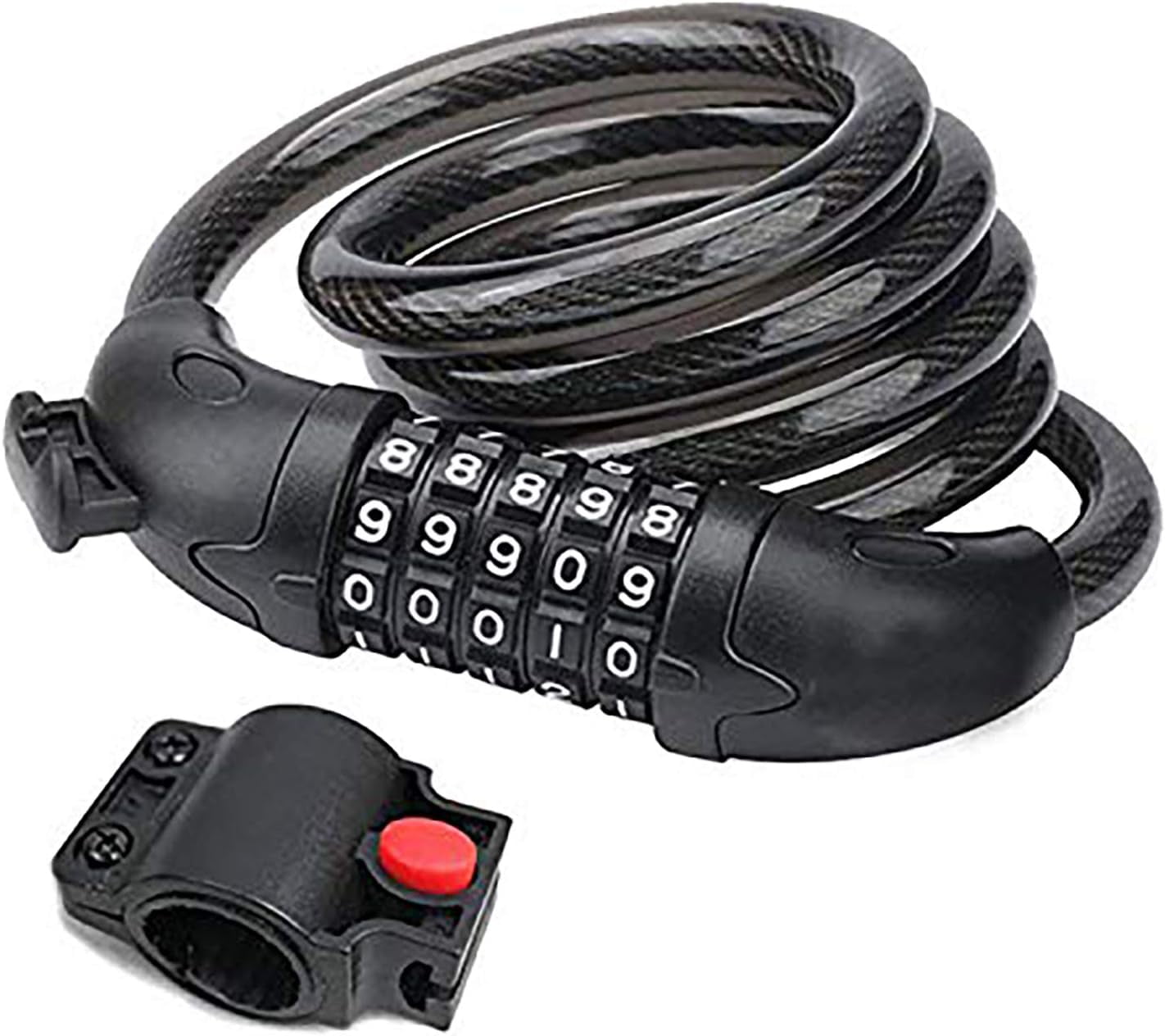 Anti Theft Bike Lock, Resettable Combination Lock with Over 10,000 ...