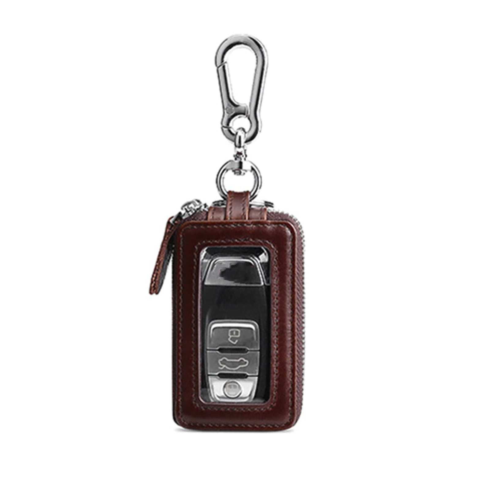 Anti-Theft Car Key Case RFID Key Fob Protector Pounch Leather Car Key ...