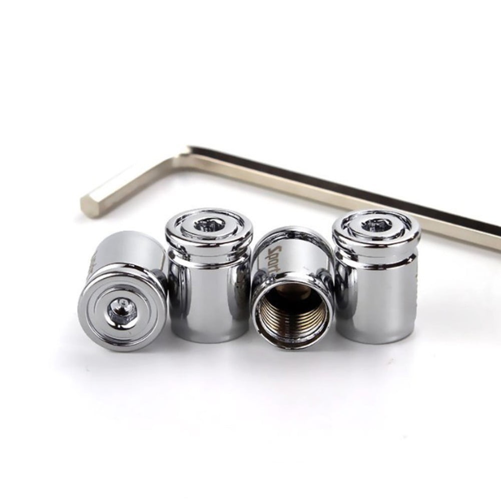 Anti-Theft Car Tire Valve Caps Zinc Alloy Air Stem Covers for Autos ...