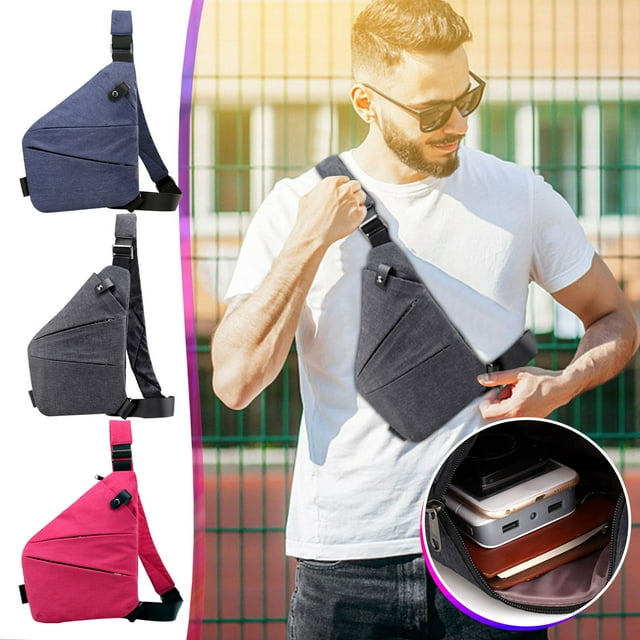 Anti-Theft Crossbody Bag,Travel Crossbody Bags for Women Men, Travel ...