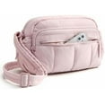 Anti Theft Crossbody Bags for Women Travel Purse, Medium Quilted Puffy ...