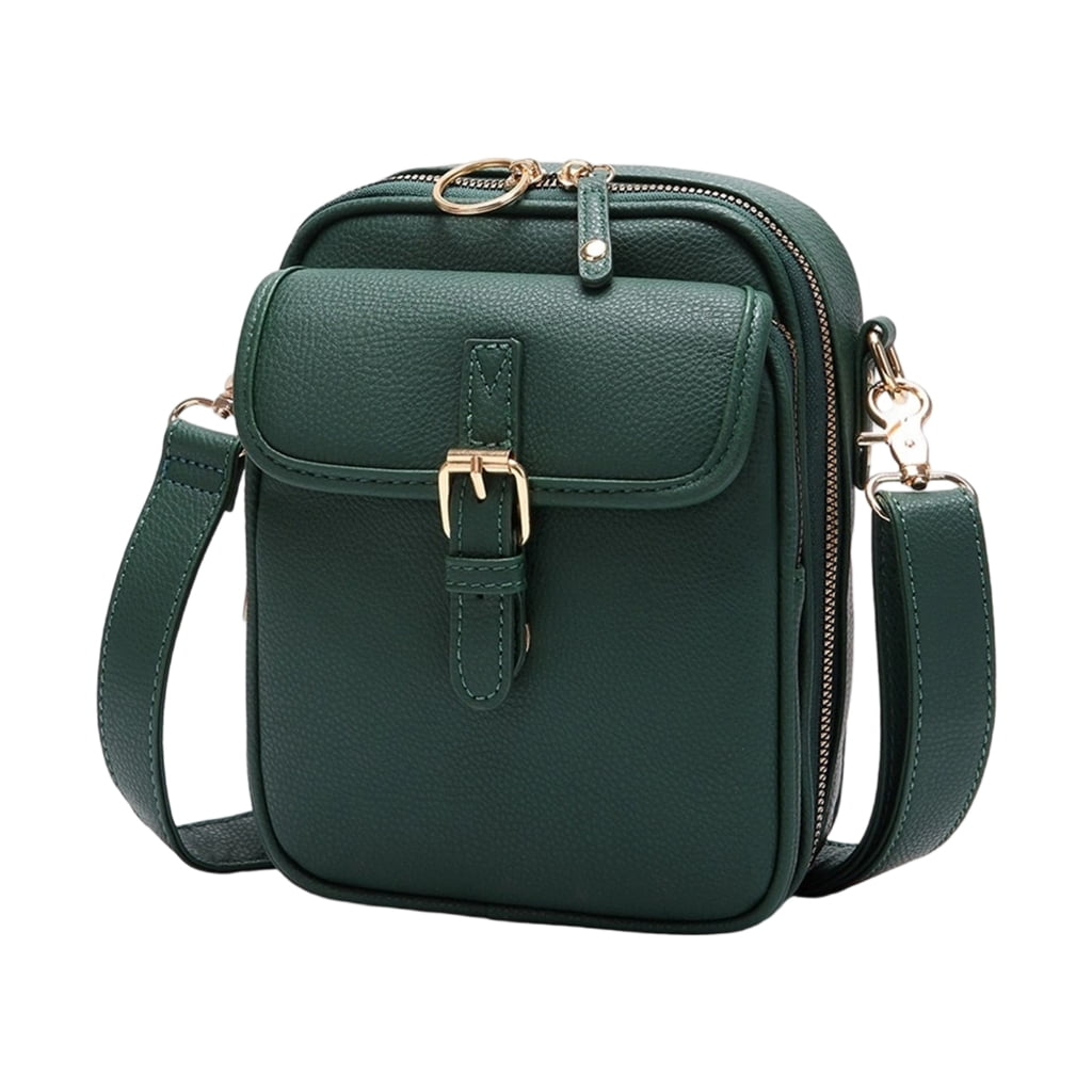 Anti Theft Crossbody Purse Lightweight Vintage Design PU Shoulder Bag ...