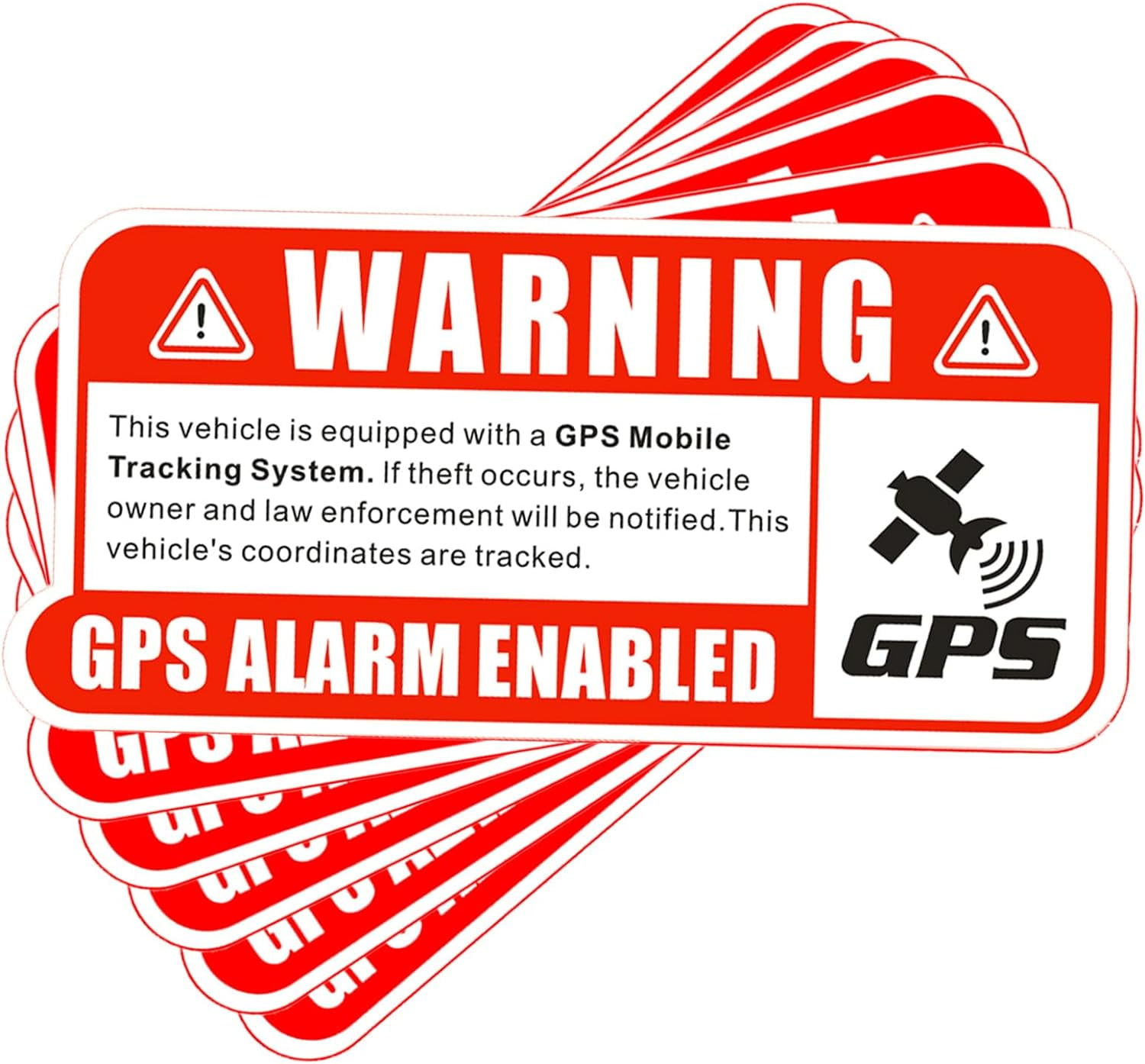 Anti-Theft GPS Tracking Sticker Set, Car Vehicle Stickers with GPS ...